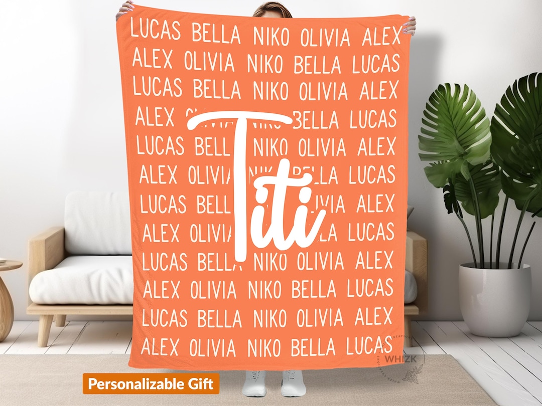 Titi Gifts for Titi Blanket, Personalized Best Titi Ever, Aunt Mothers ...