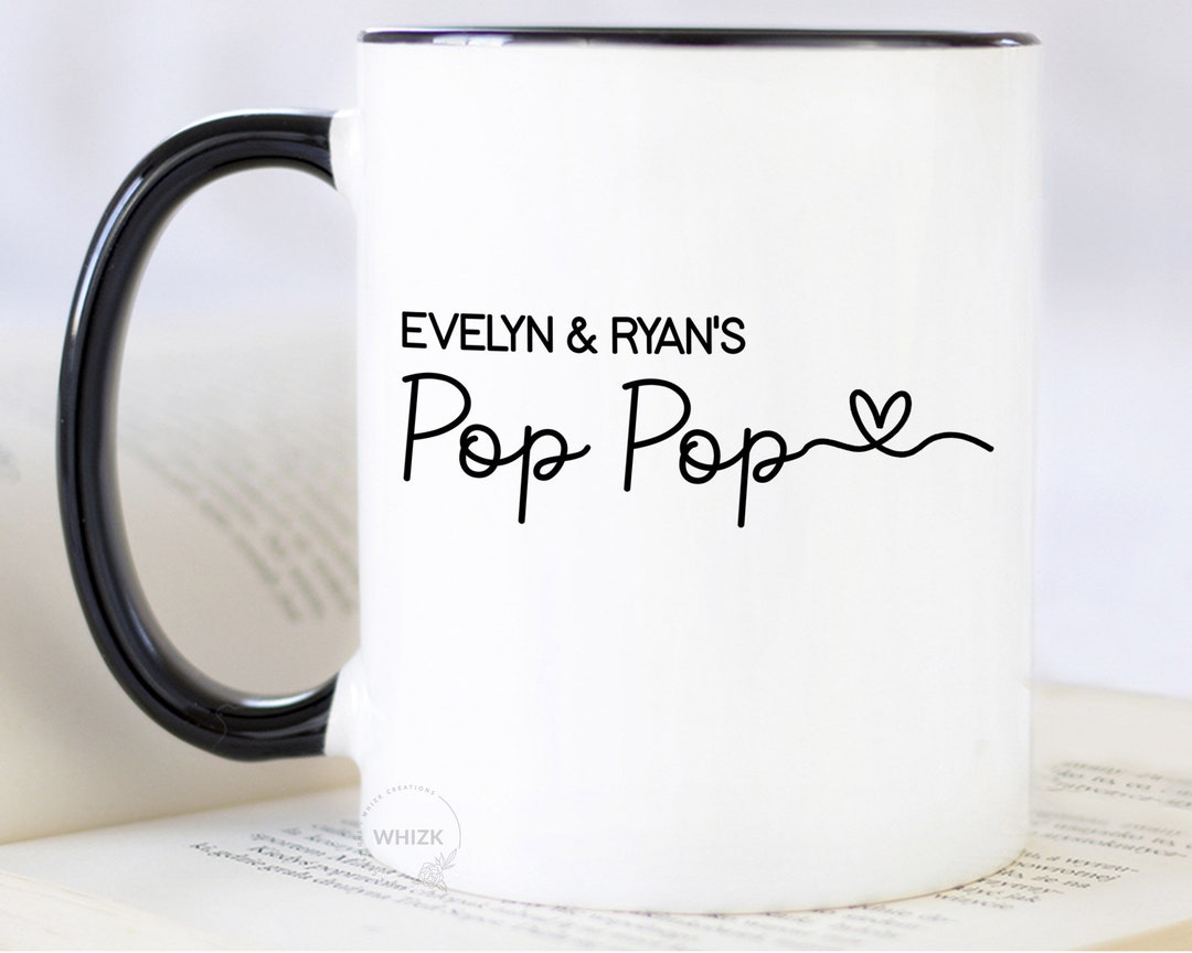 Pop Pop Gift for Pop Pop Mug, Personalized Poppop Birthday Gift ...