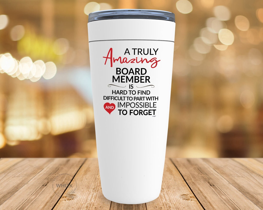 Board Member Gifts for Board Member Tumbler, Board Member Retirement ...