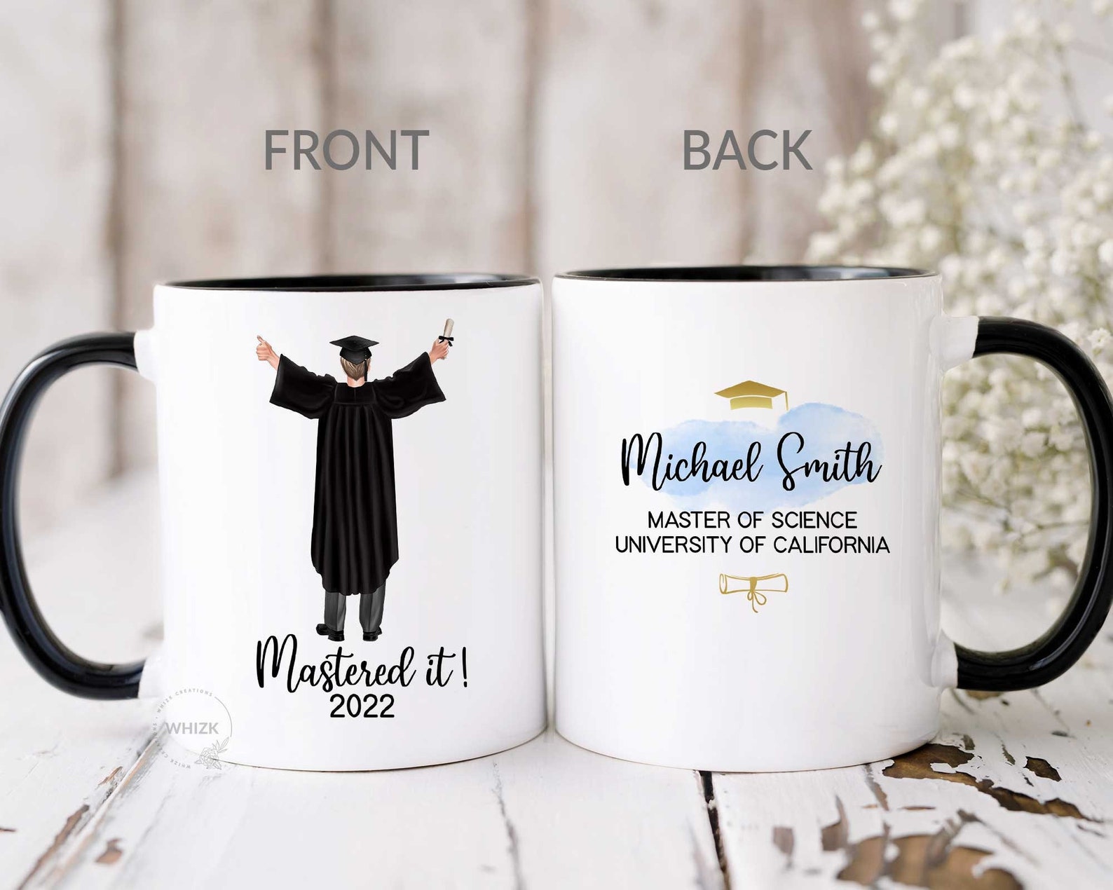 Masters Degree Graduation Gift for Him Master's Degree - Etsy