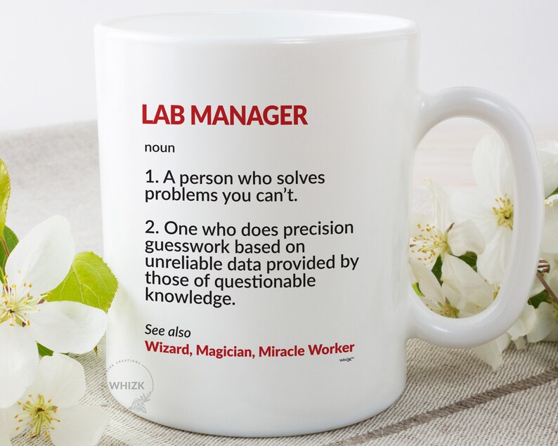 Lab Manager Mug for Lab Manager Gifts for Lab Manager Coffee Mug Funny ...