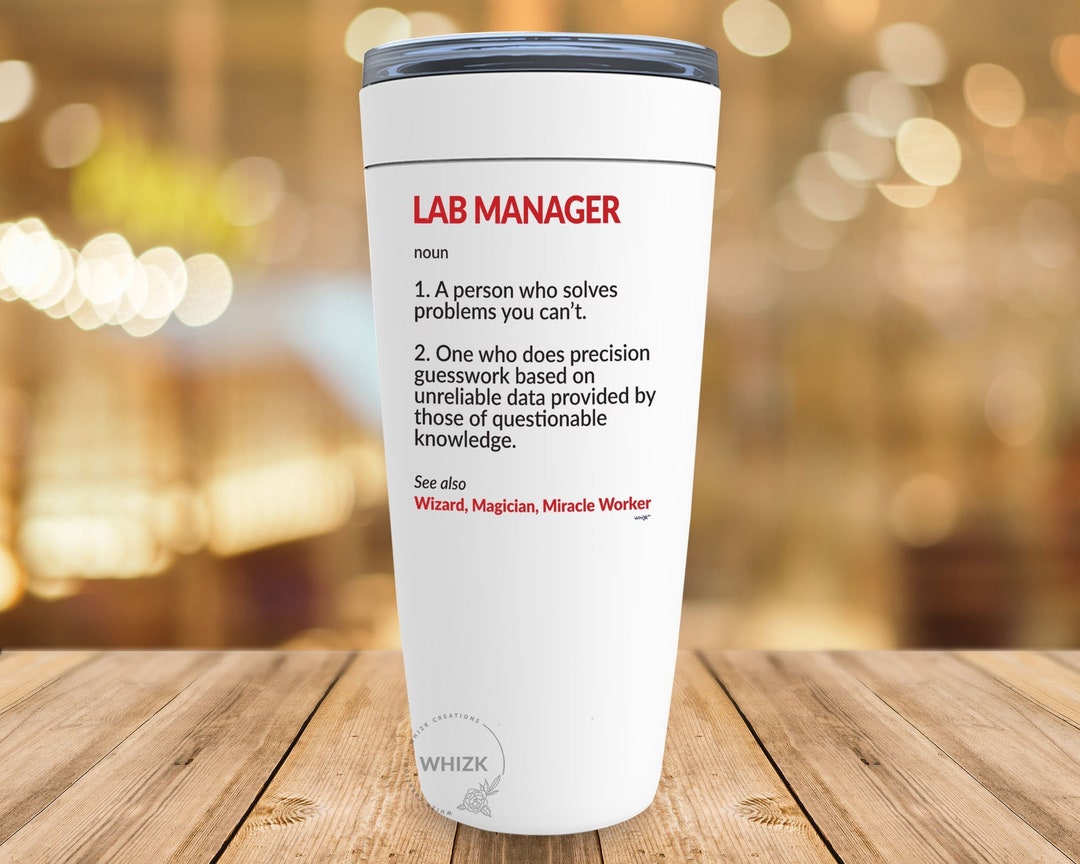 Lab Manager Gifts for Lab Manager Tumbler, Laboratory Manager Gifts ...