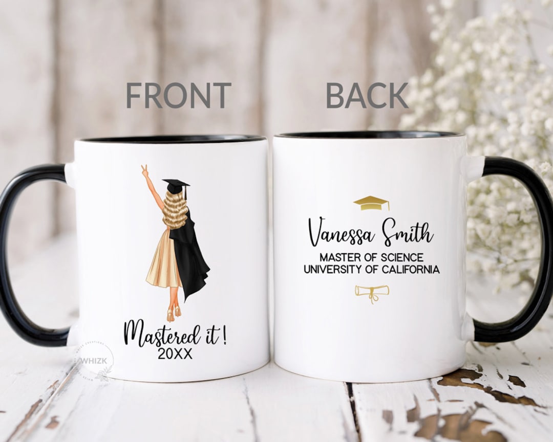 Masters Degree Graduation Gift for Her, Mastered It Mug 2025, MBA ...