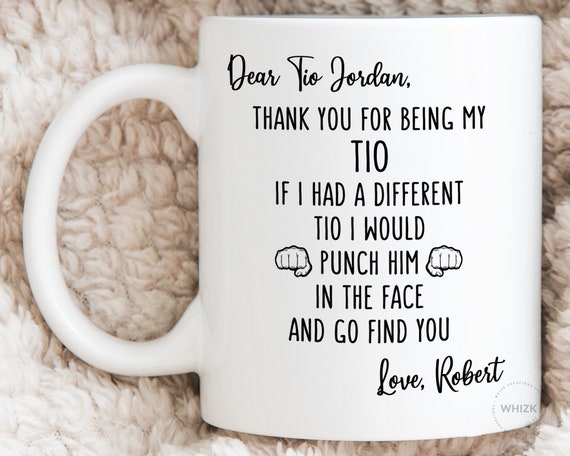 Home & Living El Mejor Tio Mug with Photo Personalized Kids Picture ...