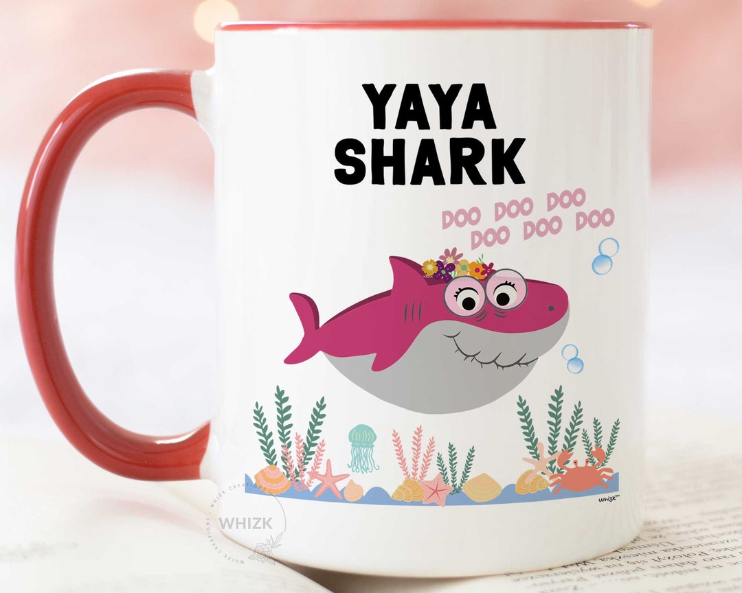 Yaya Shark Mug for Yaya Gifts, Yaya Coffee Mug, Funny Yaya Mothers Day ...