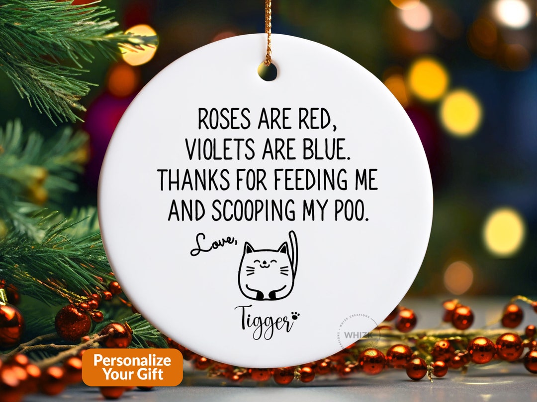 Cat Mom Dad Ornament, Cat Mom Gifts, Cat Dad Gifts for Cat Lovers ...