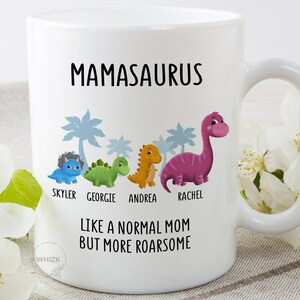 Mamasaurus Mug, Mama Gifts for Mom Mothers Day Gifts From Daughter Son ...