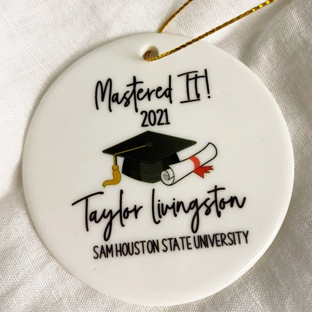 Masters Degree Graduation Gift for Her Him Masters Degree - Etsy