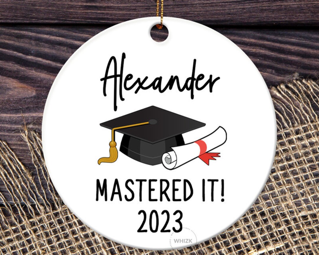 Masters Degree Graduation Gift for Her Him Masters Degree - Etsy