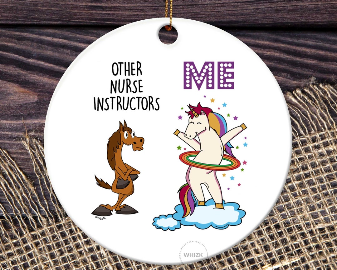 Nursing Instructor Gifts for Nurse Instructor Ornament, Clinical ...