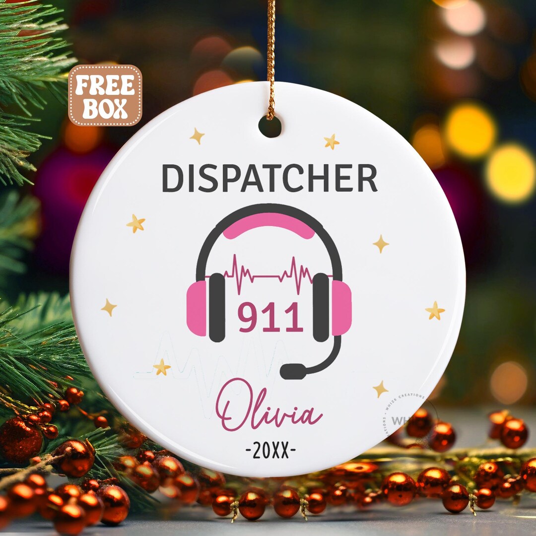 911 Dispatcher Ornament, 911 Dispatcher Gifts for 911 Dispatcher ...