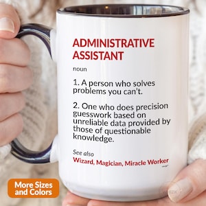 Administrative Assistant Mug for Administrative Assistant Gifts for ...