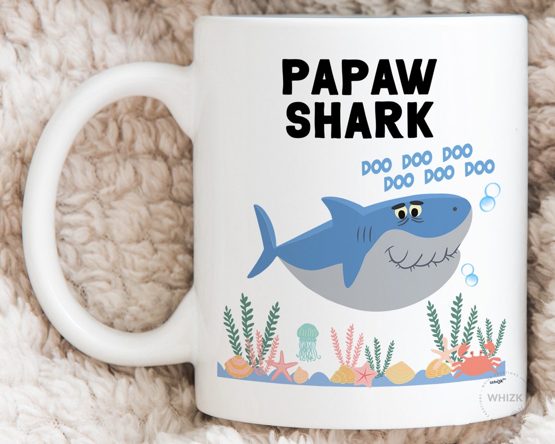 Papaw Gifts for Papaw Shark Mug Best Fathers Day Gifts From ...