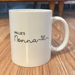 Nonna Gift for Nonna Mug, Personalized Nonna Birthday Gift, Italian ...