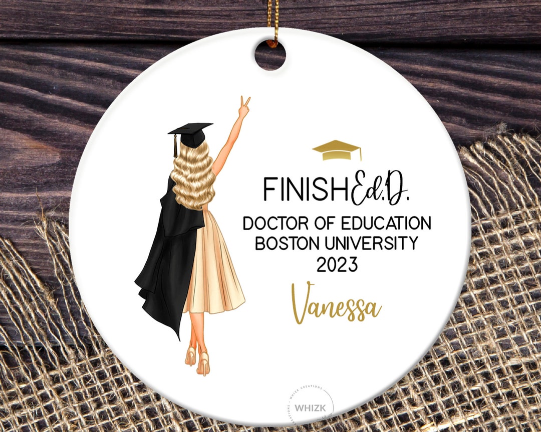 Edd Graduation Gift for Her, Edd Ornament Personalized Doctor of ...