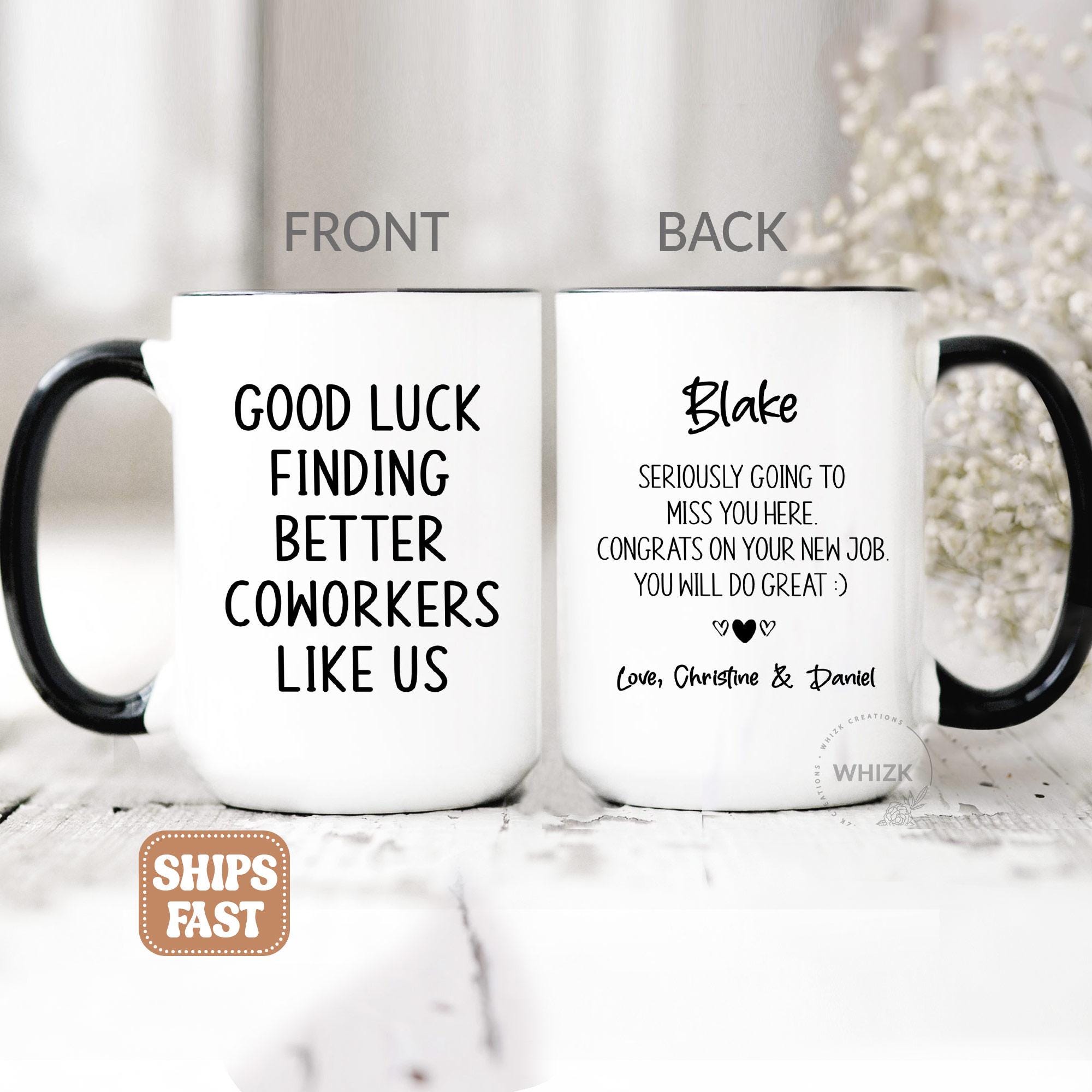 Going Away Gift for Coworker Leaving Mug, Farewell Gift for Co-worker ...