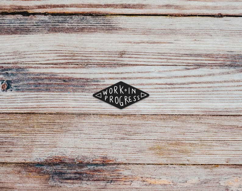 Work in Progress Sticker Self Compassion Sticker Positively - Etsy