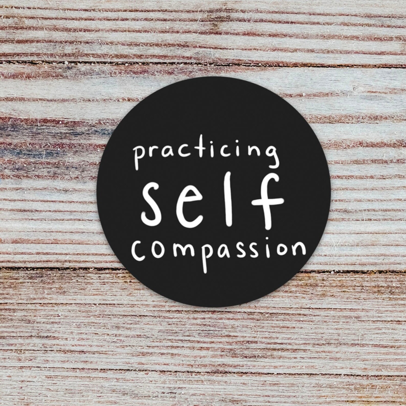 Practicing Self Compassion Sticker Self Compassion Sticker - Etsy