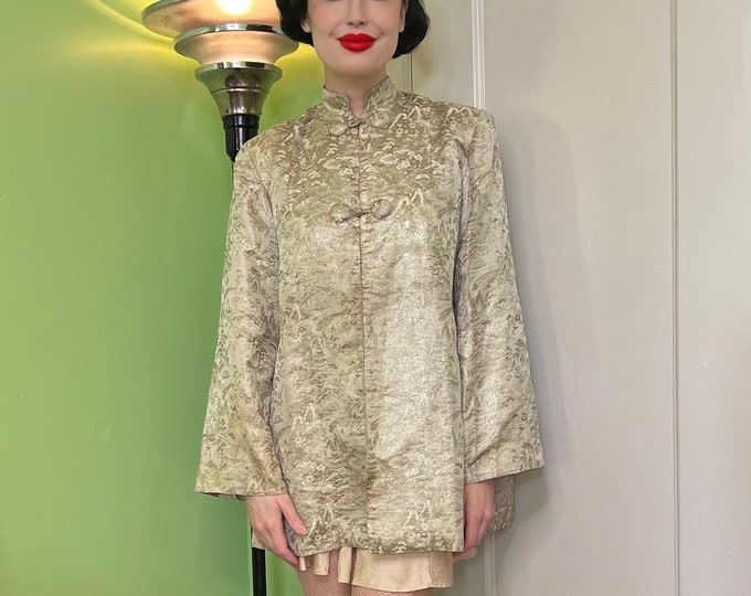 1930s 1940s Lamé Jacket From Kyoto - Etsy