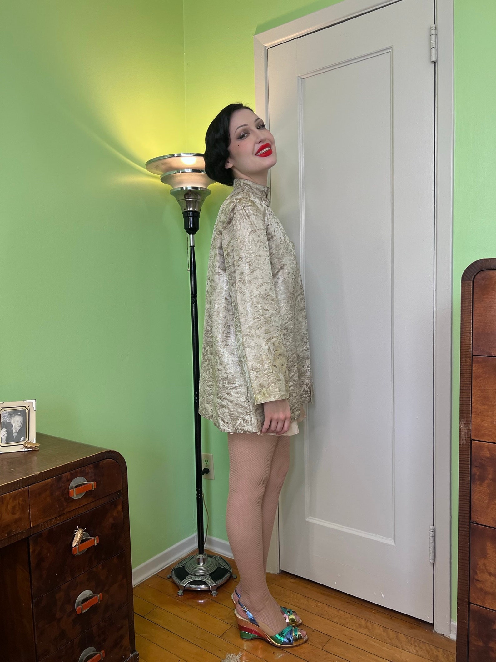 1930s 1940s Lamé Jacket From Kyoto - Etsy