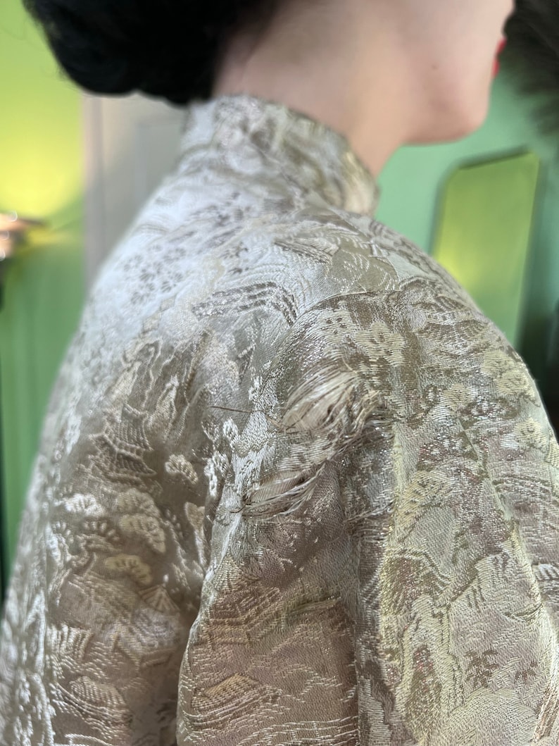 1930s 1940s Lamé Jacket From Kyoto - Etsy