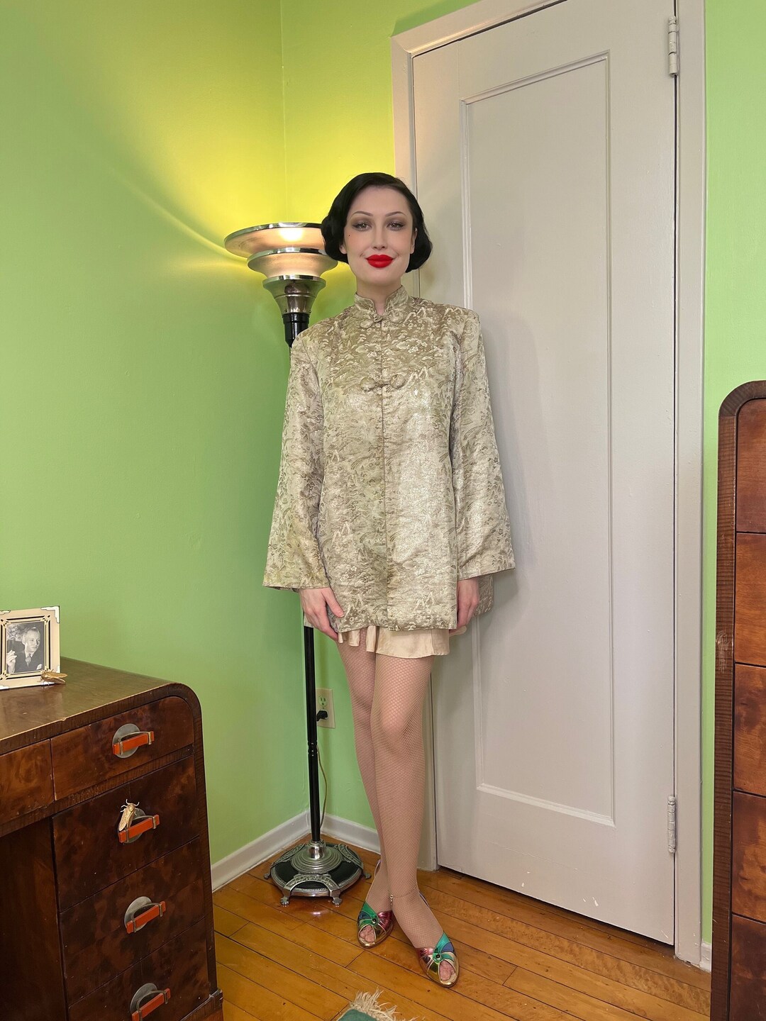 1930s 1940s Lamé Jacket From Kyoto - Etsy