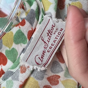 1930s 1940s Ann Sutton Novelty Print Rainbow Dress - Etsy