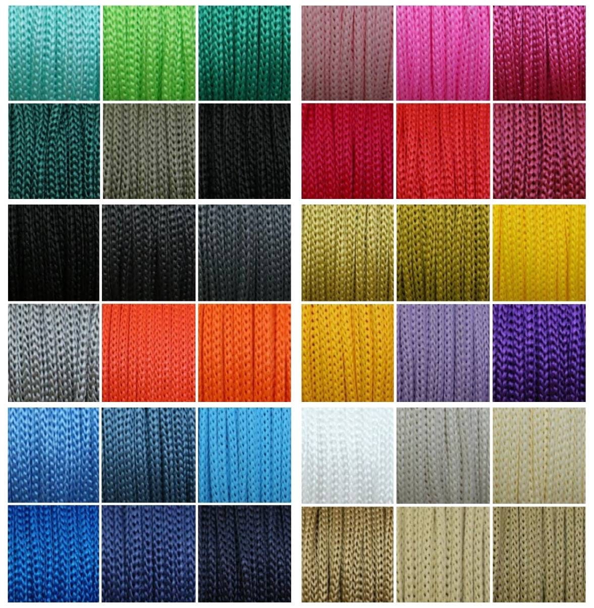 Paracord cord sparkle silver thread 2mm 3mm 4mm silver - Etsy.de