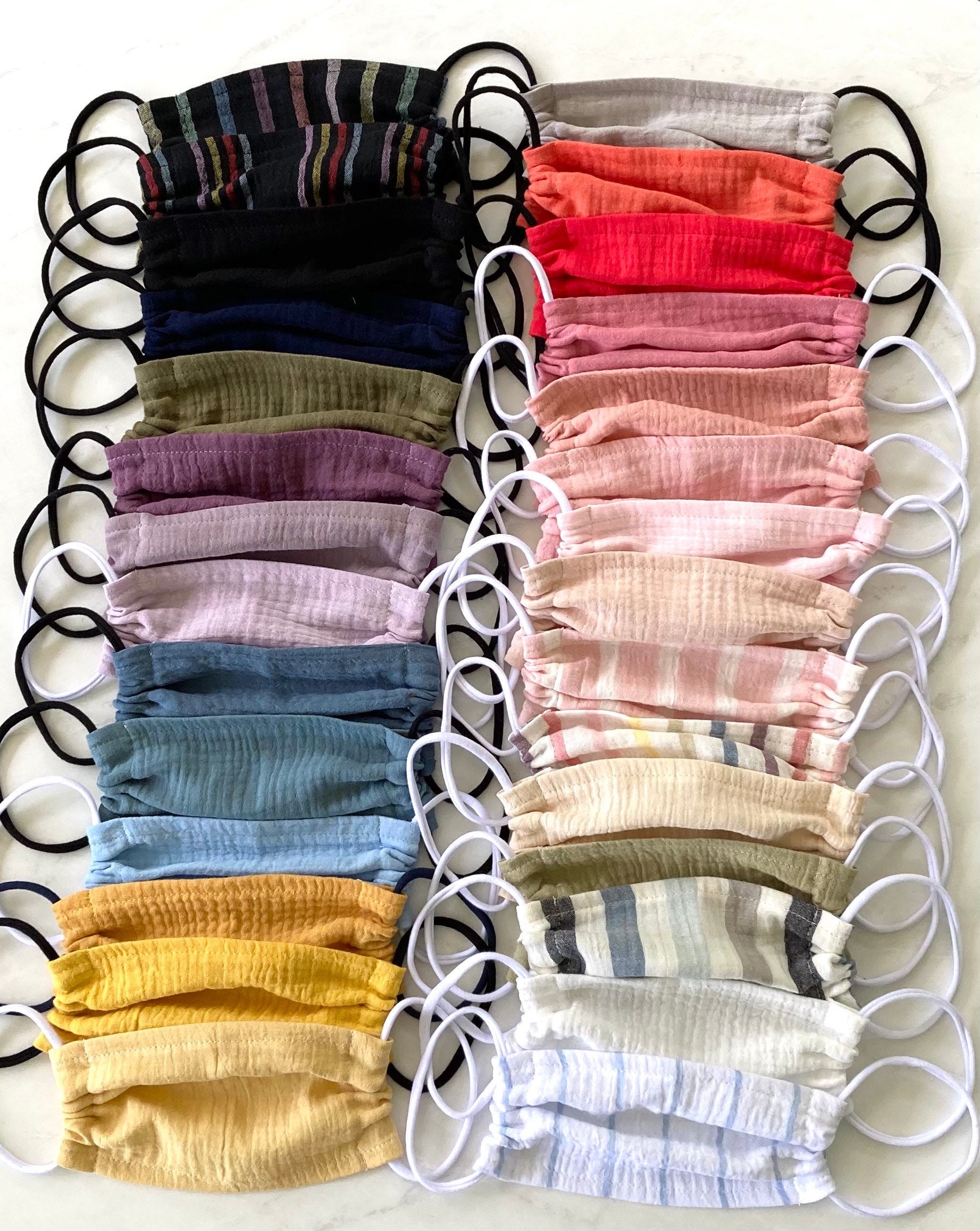 Muslin Bubble Single Layer Face Mask / Kids Face Mask/ Adult | Etsy