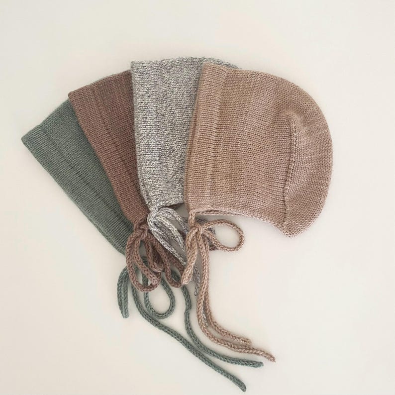 Cashmere Knit Baby/ Toddler Bonnet: Soft, Cozy, Handmade in USA - Etsy