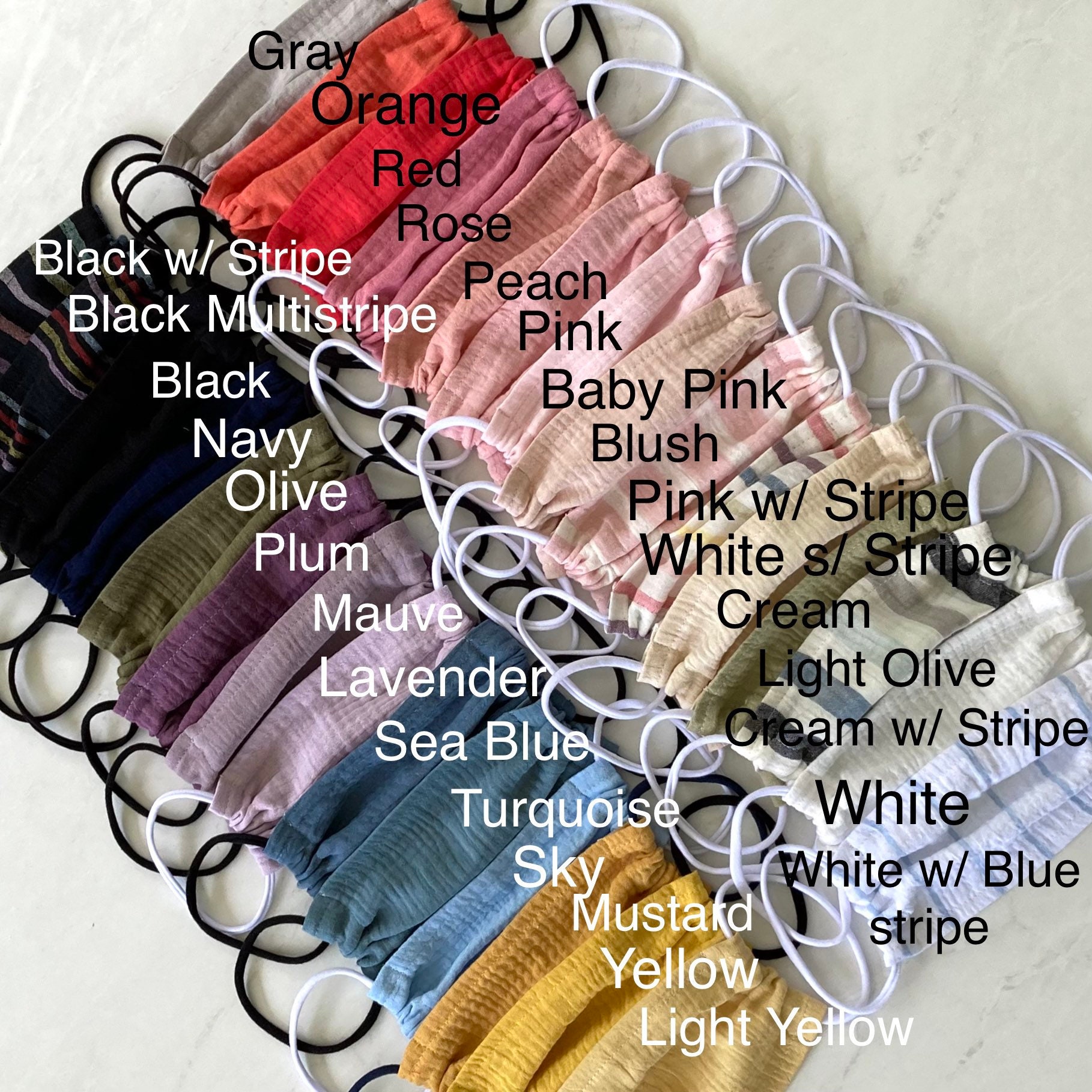 Muslin Bubble Single Layer Face Mask / Kids Face Mask/ Adult | Etsy