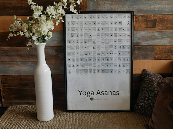Yoga Asanas Poster - Etsy
