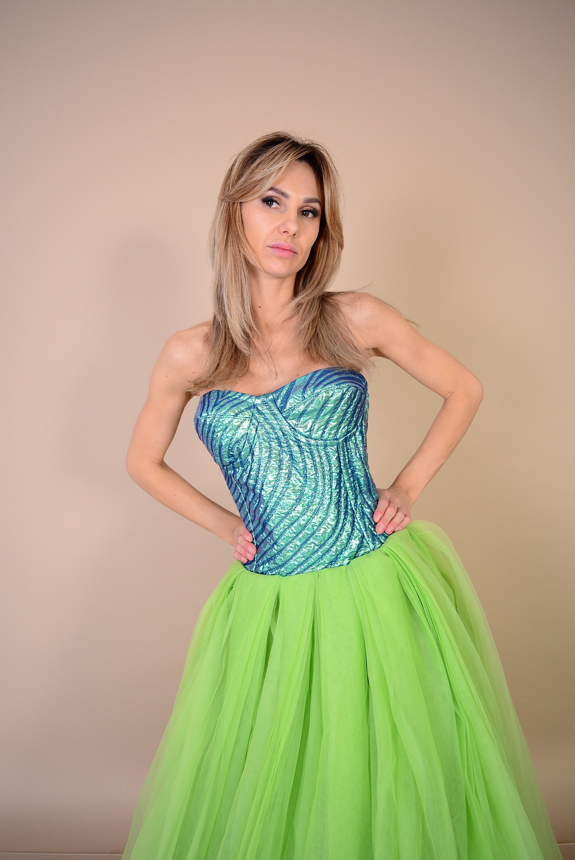 Blue Corset/ Turquoise Corset/ Luxury Organza Fabric Corset/ Pearl Blue ...