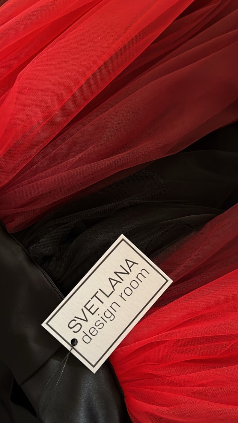 Maxella Long Train Skirt/ Gothic Skirt/ Black Tulle Skirt/ - Etsy