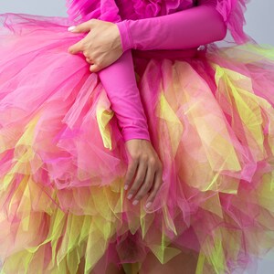 Fiffy- Pink Neon Tutu Skirt, Festival Skirt, Tuesday Tutu Skirt ...
