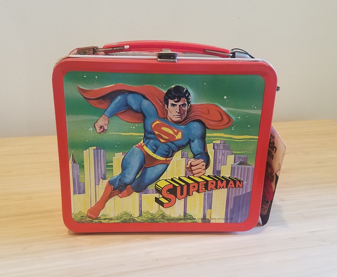 1978 Superman Comics Lunchbox Near Mint Condition - Etsy