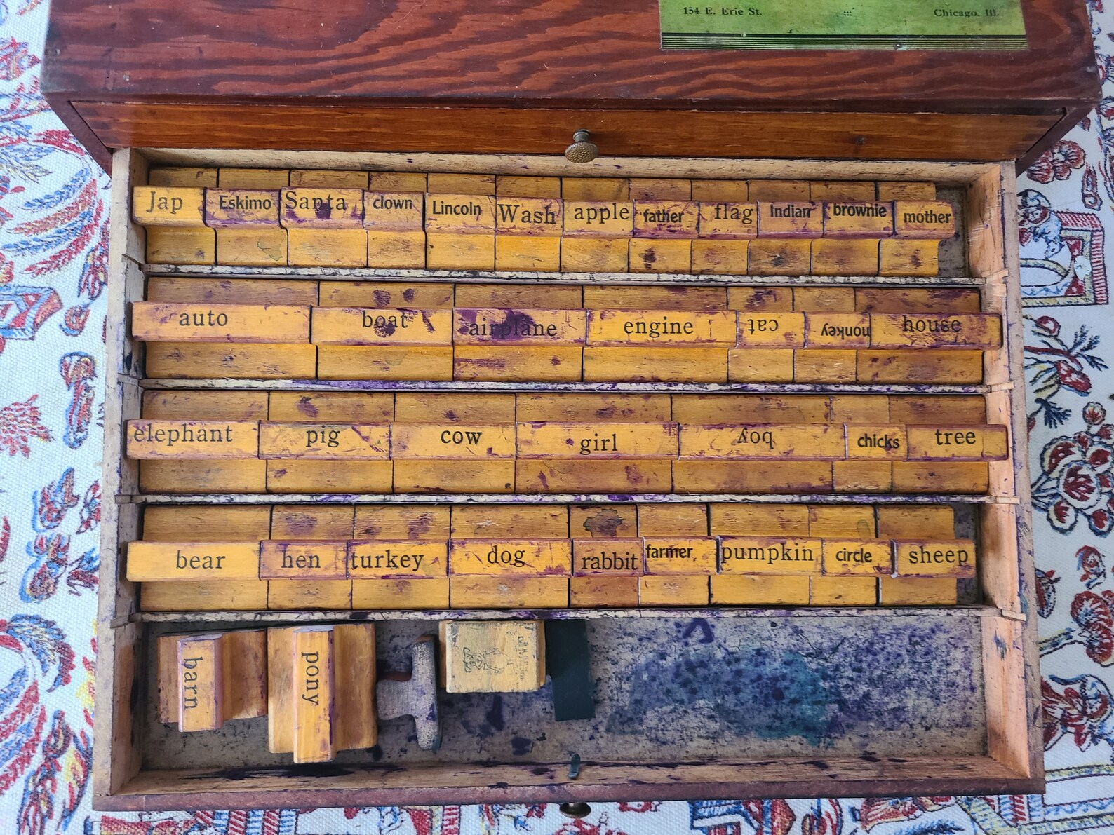Foundation Printer and Duplicator 1934 Model Printing Blocks Set - Etsy
