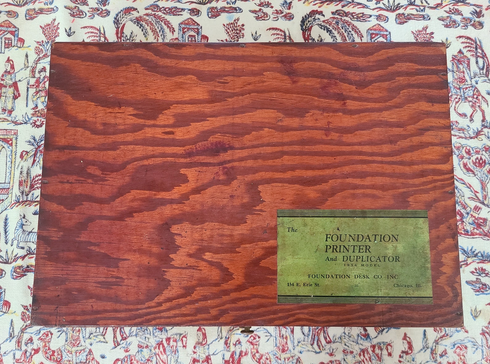 Foundation Printer and Duplicator 1934 Model Printing Blocks Set - Etsy