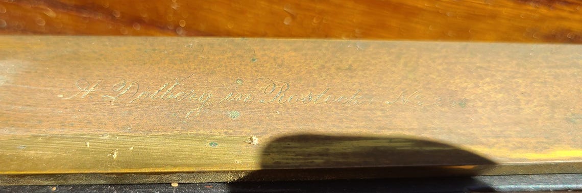 1850's Nautical Octant for Navigation A. Dolberg Rostock Germany - Etsy