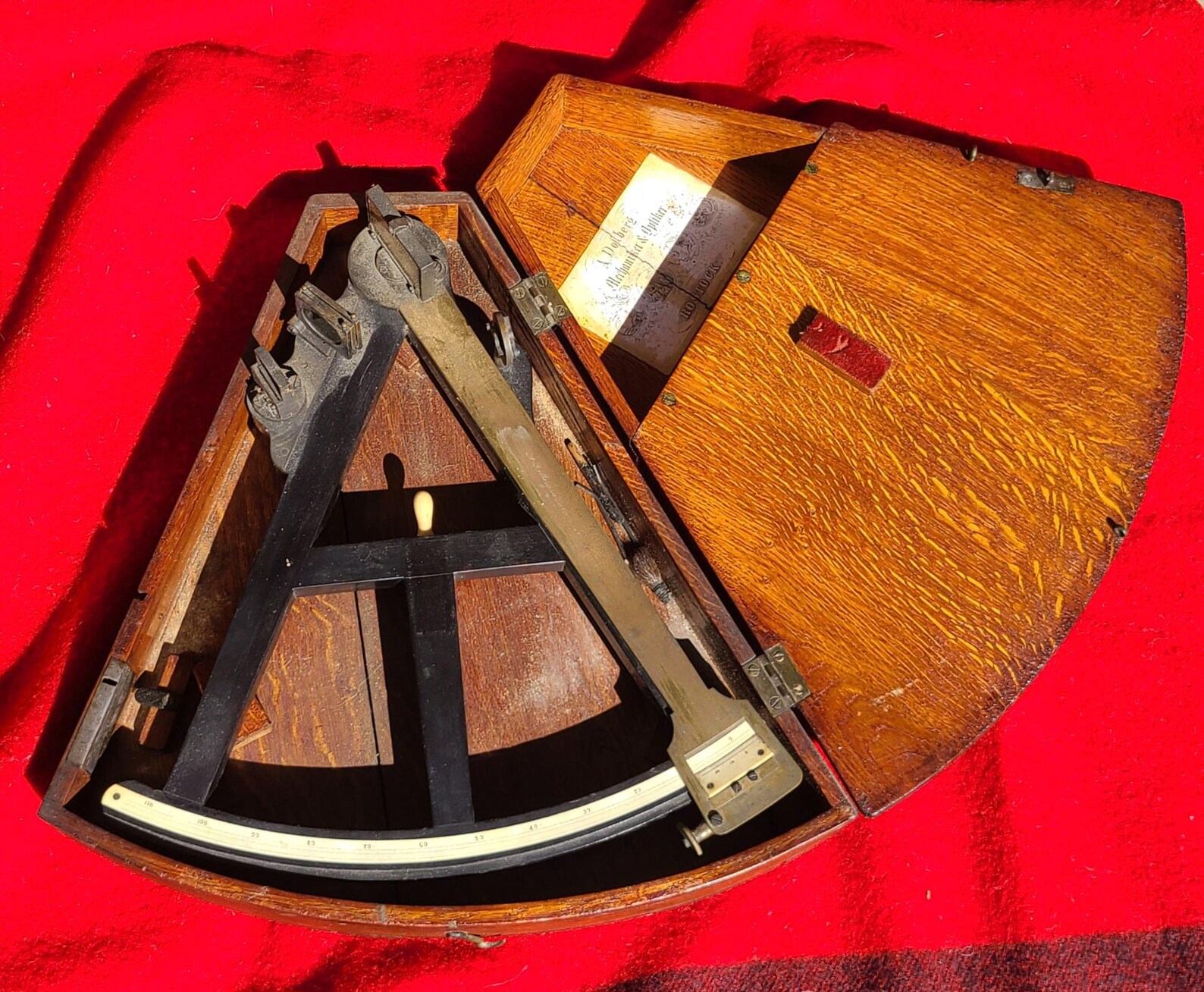 1850's Nautical Octant for Navigation A. Dolberg Rostock Germany - Etsy