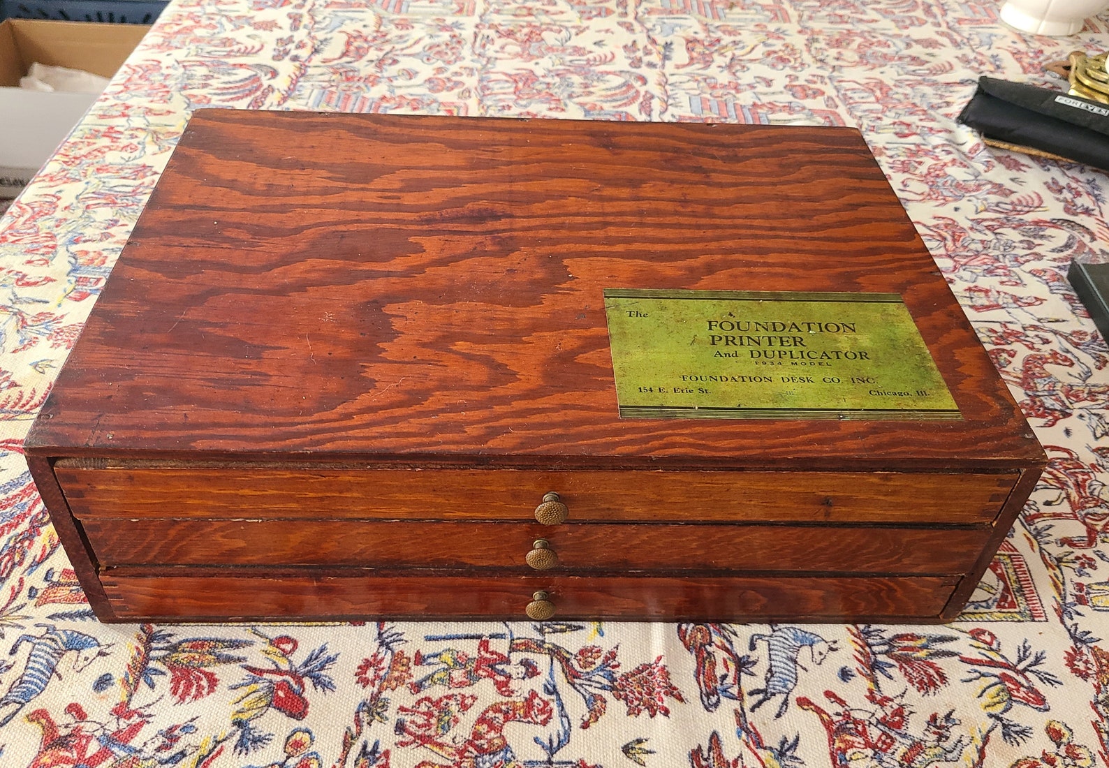 Foundation Printer and Duplicator 1934 Model Printing Blocks Set - Etsy