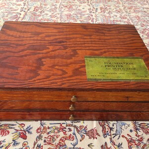 Foundation Printer and Duplicator 1934 Model Printing Blocks Set - Etsy