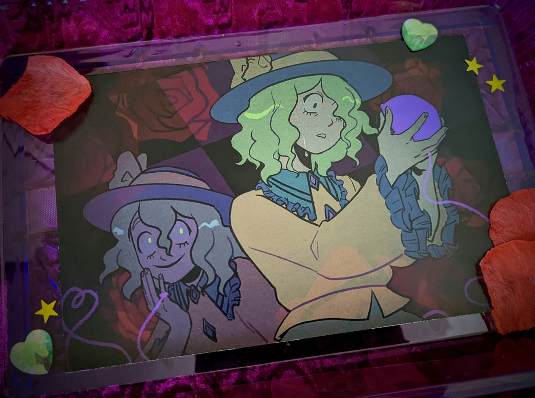 TOUHOU PROJECT Subterranean Animism Koishi Komeiji 4.75inx7.5in Art ...