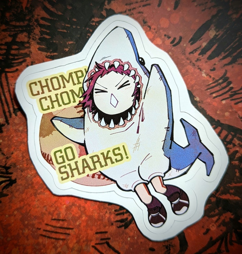 DOROHEDORO Ebisu Shark Cute Vinyl Sticker 3in - Etsy