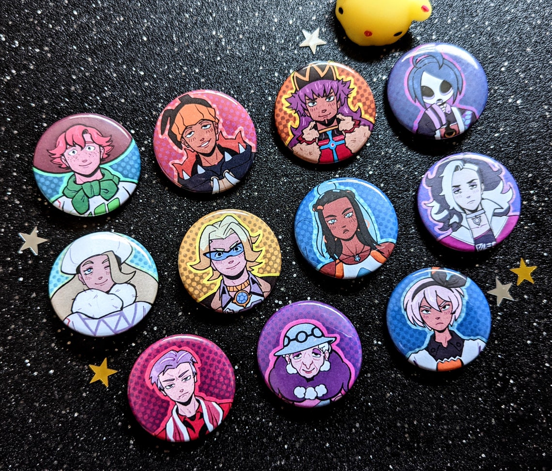 Swsh Sword and Shield Gym Leaders Raihain Leon Piers - Etsy