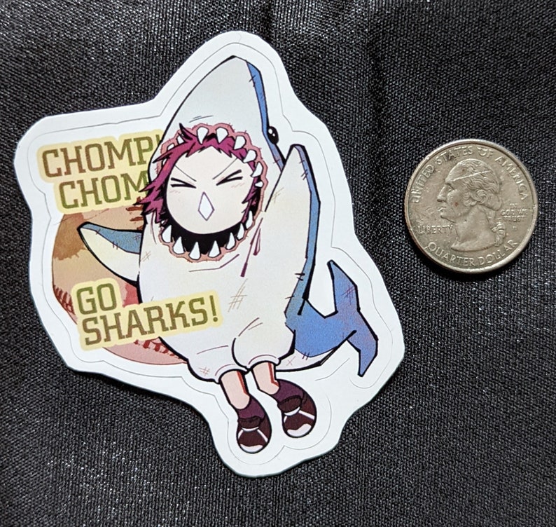 DOROHEDORO Ebisu Shark Cute Vinyl Sticker 3in - Etsy