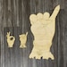 Sorority and Frat Hand Symbols | Laser Cut Unfinished Wood Ready to ...