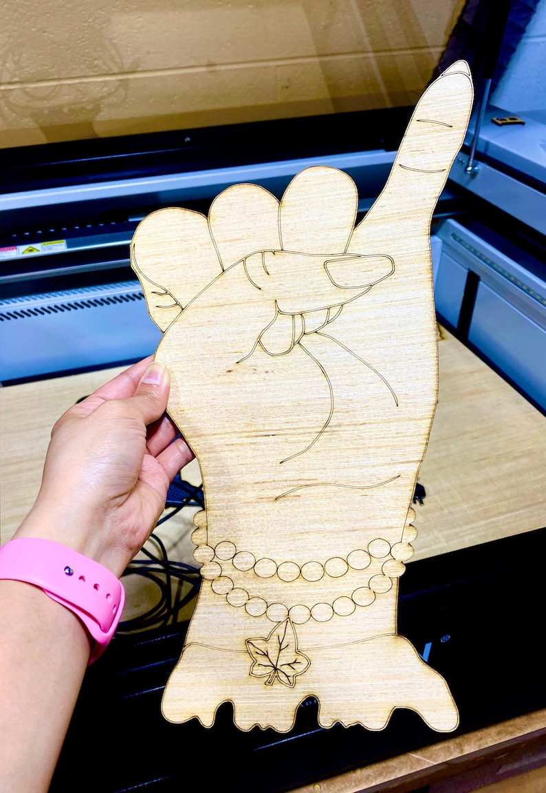 Sorority and Frat Hand Symbols Laser Cut Unfinished Wood - Etsy