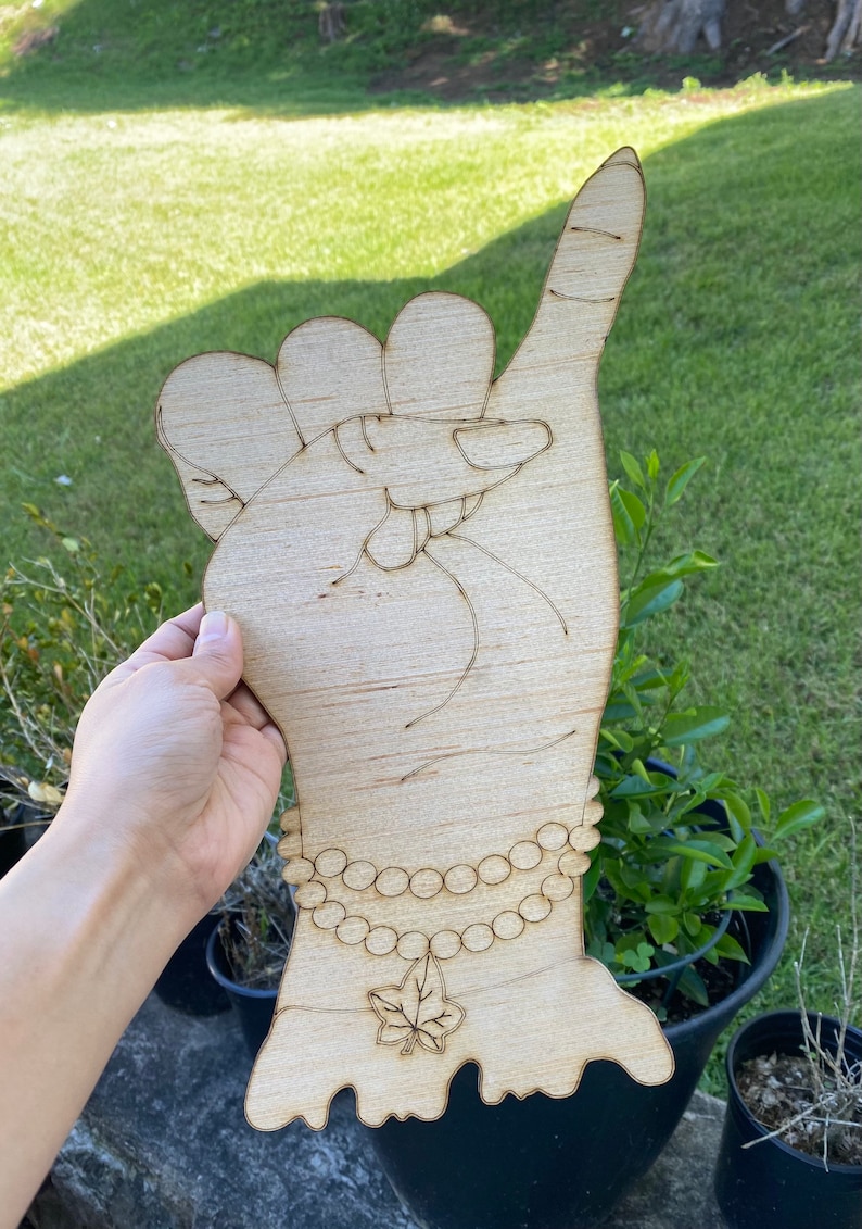 Sorority and Frat Hand Symbols Laser Cut Unfinished Wood - Etsy
