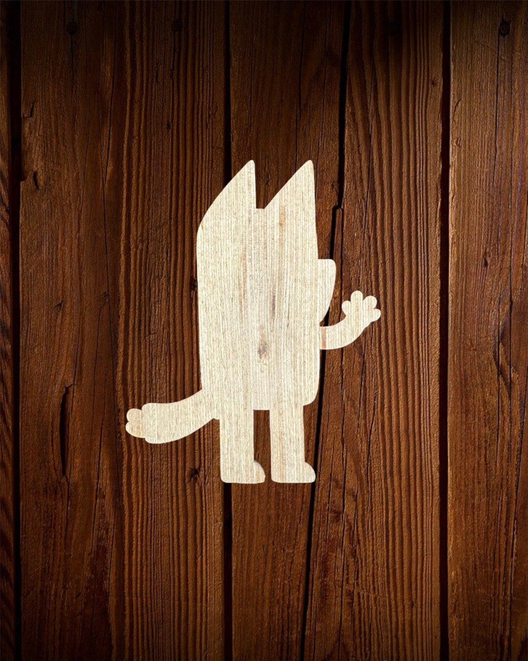 001 Cartoon Wooden Cutout for DIY Projects | Great for Crafting and ...
